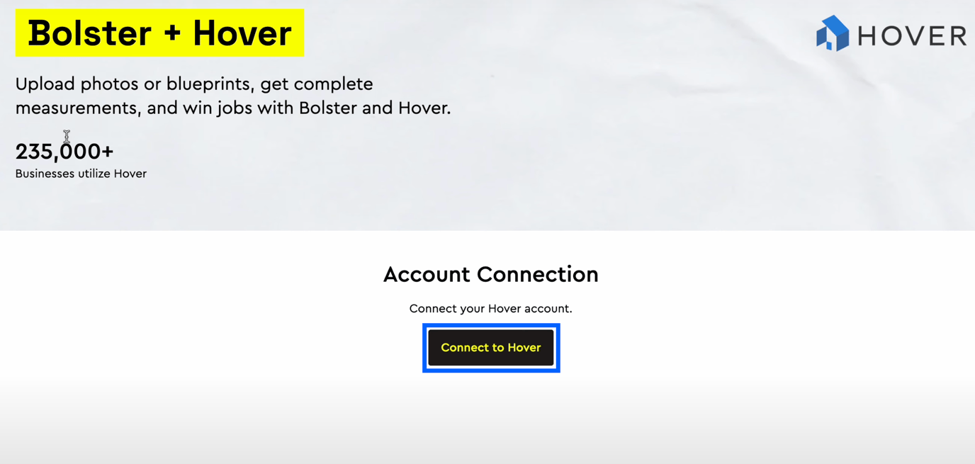 Bolster - Hover Integration Guide