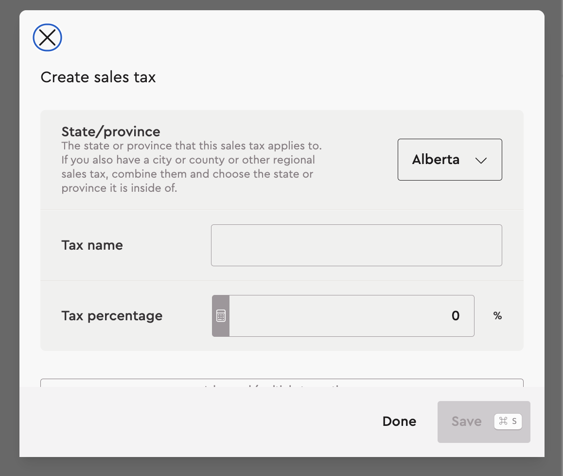 Adding tax to estimate pricing
