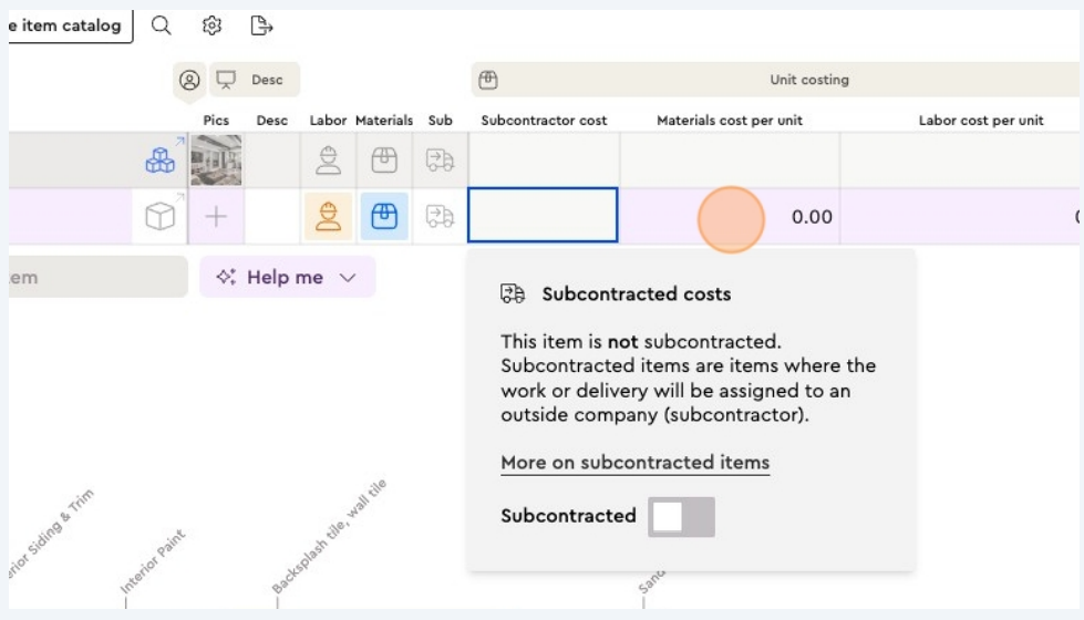 Creating a Custom Calculation for Items in an Estimate